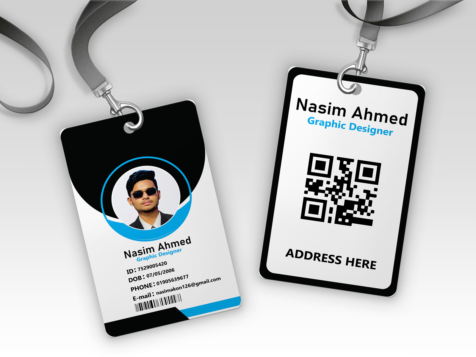 ID CARD DESIGN by Nasim Ahmed on Dribbble