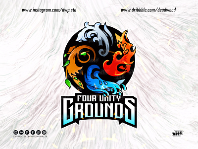 4 element logo by DWP.Std on Dribbble
