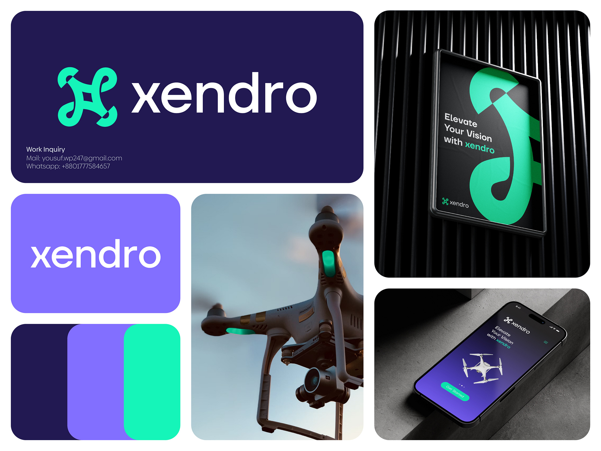 Modern, Futuristic, Innovation, Drone, Automation, Logo Design by Sumon ...