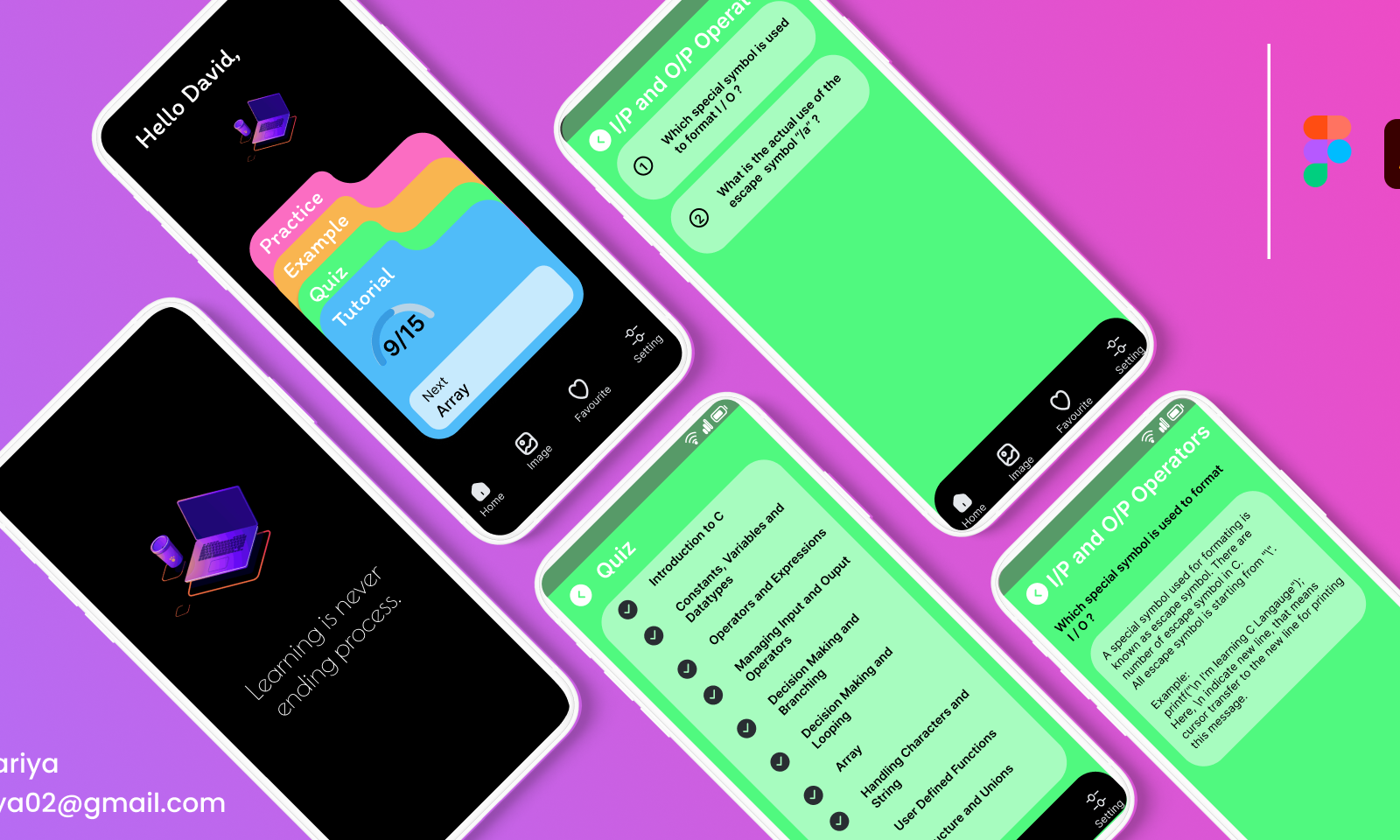 C Programming UI by Parita Gojariya on Dribbble