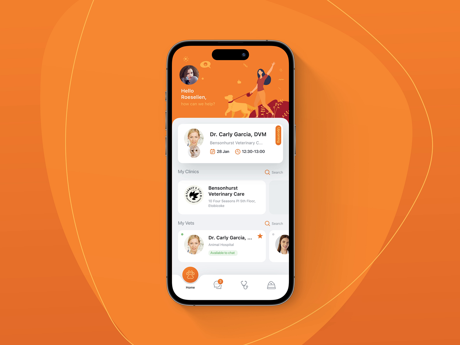 Vet App Mobile Design by Bogdan Nikitin for Nixtio on Dribbble