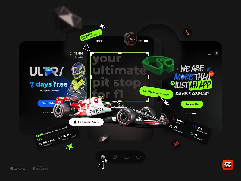 Browse thousands of Racing App images for design inspiration | Dribbble