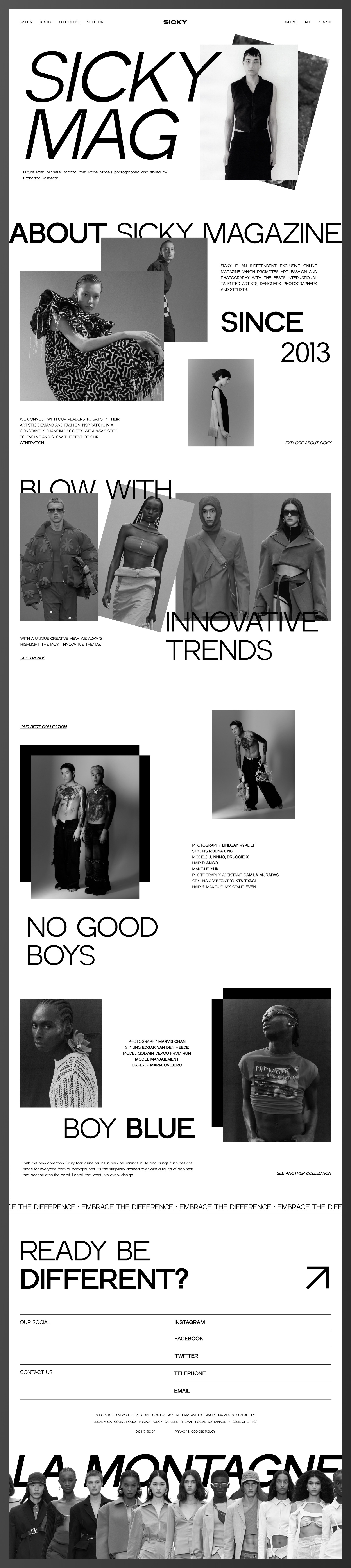 Sicky Mag - Luxury Style Fashion Ecommerce Website - Home Page by LAIN UI/UX for LAIN DESIGN ...