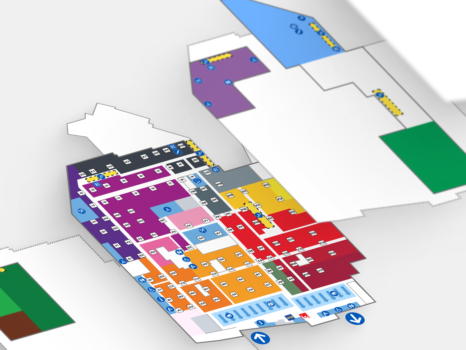 Shopping store map by Mikael Cederbom on Dribbble
