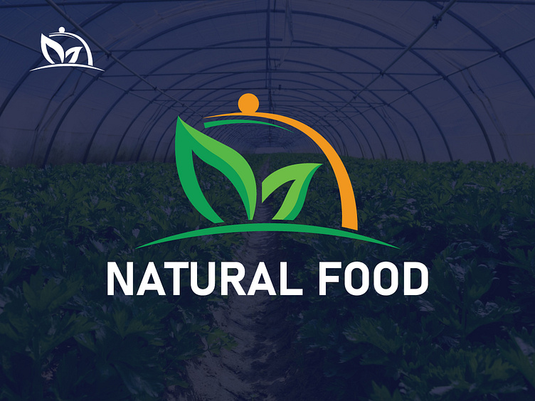 Natural food logo design by MD Rakibur Hasan on Dribbble