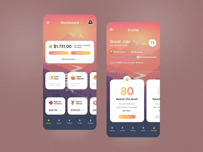 Browse thousands of Rewards Screen images for design inspiration | Dribbble