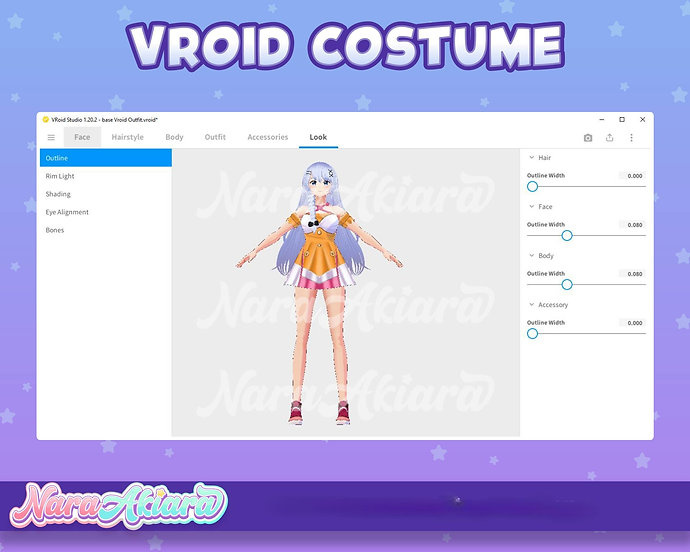 Unique 3D Vroid Costumes by Cika Nindya on Dribbble