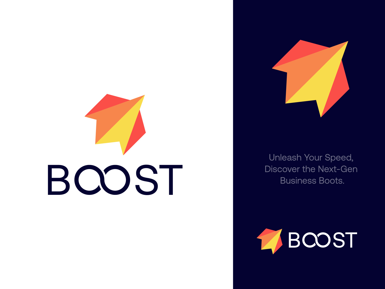 Boost, arrow logo, growth logo, marketing logo by Amir Sayem on Dribbble