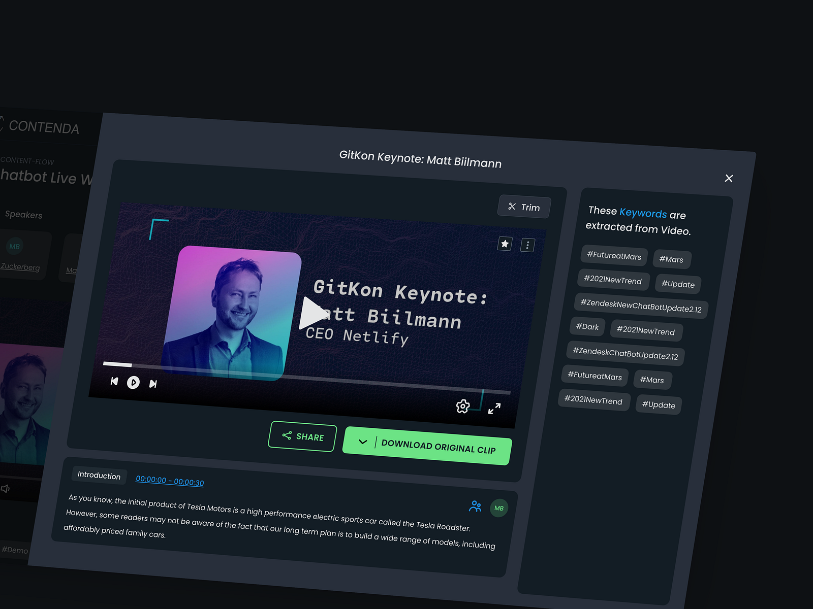 Video player/Side Panel by Denovers: UX/UI Design Agency on Dribbble