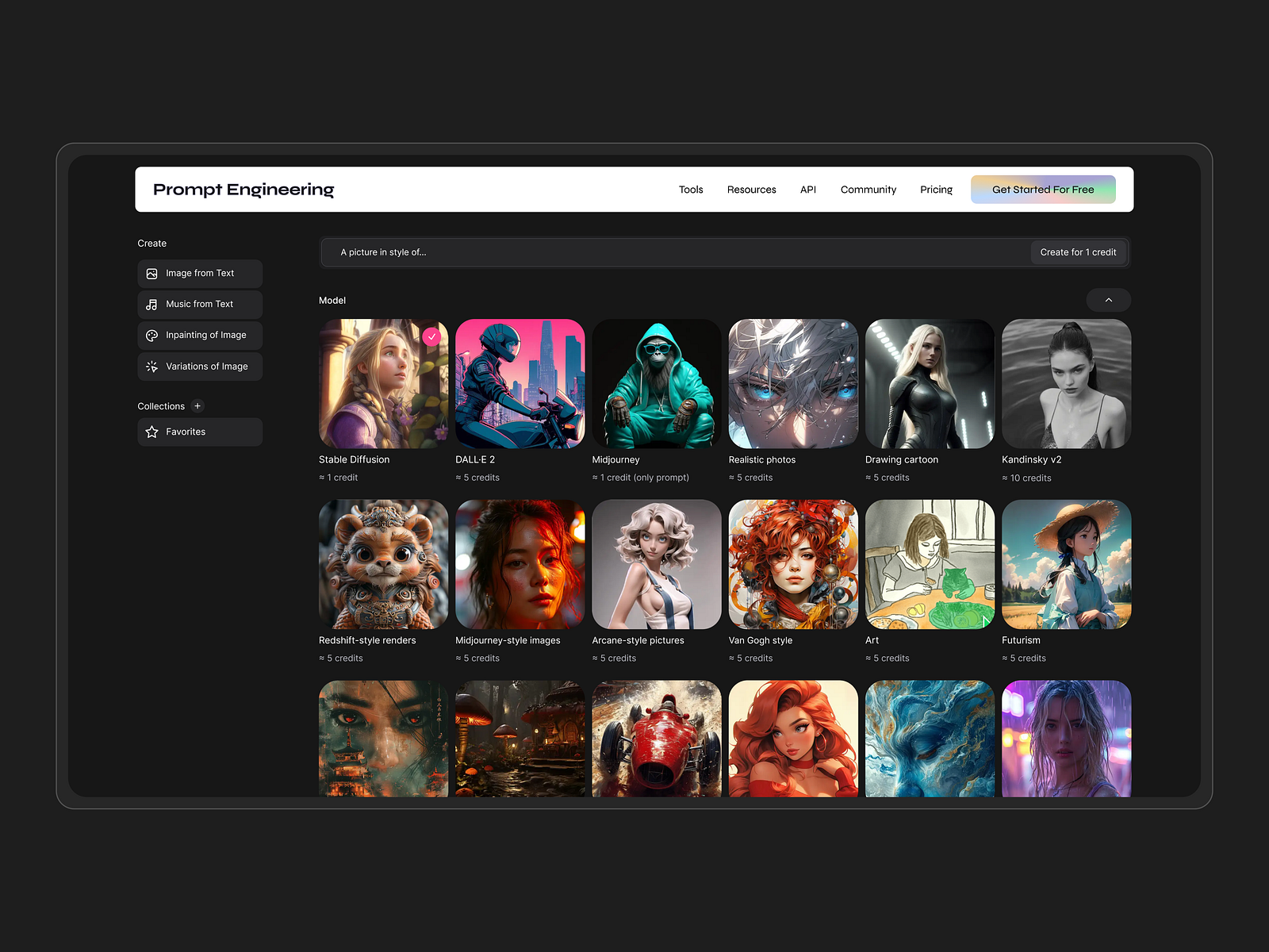 Prompt Engineering: All-In-One AI Creative Toolkit by WebBuddy on Dribbble
