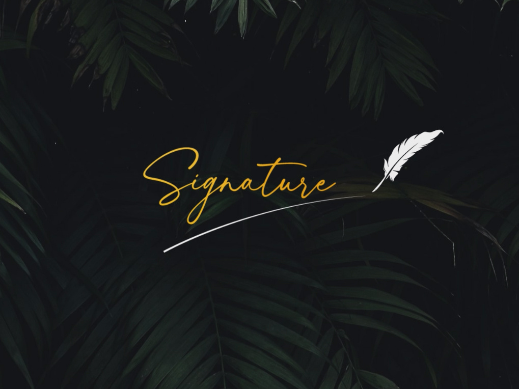 Signature Logo Animation by Najmul islam on Dribbble
