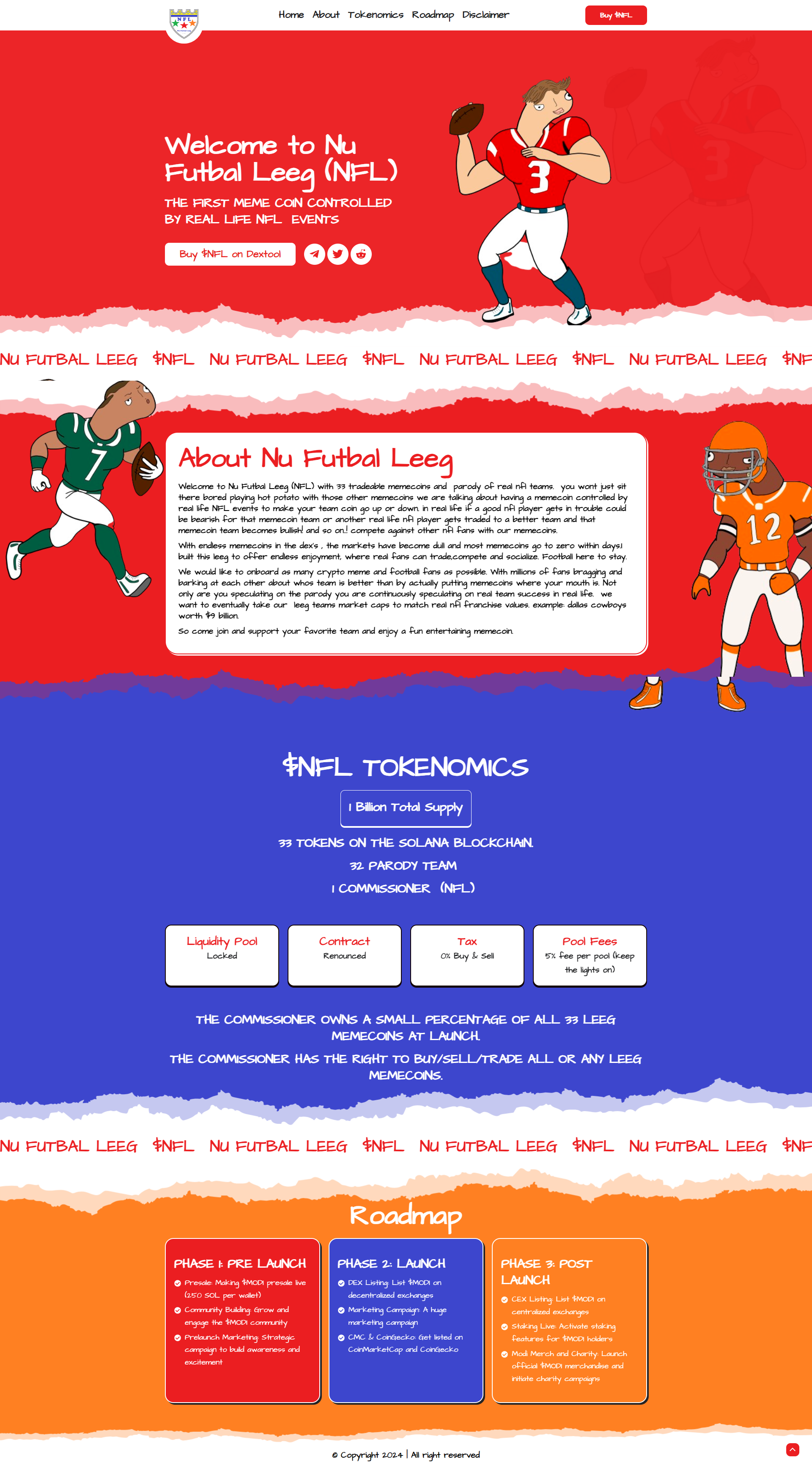 NU FUTBALLEEG Meme Coin Landing Page Design by Adebayo Toheeb on Dribbble