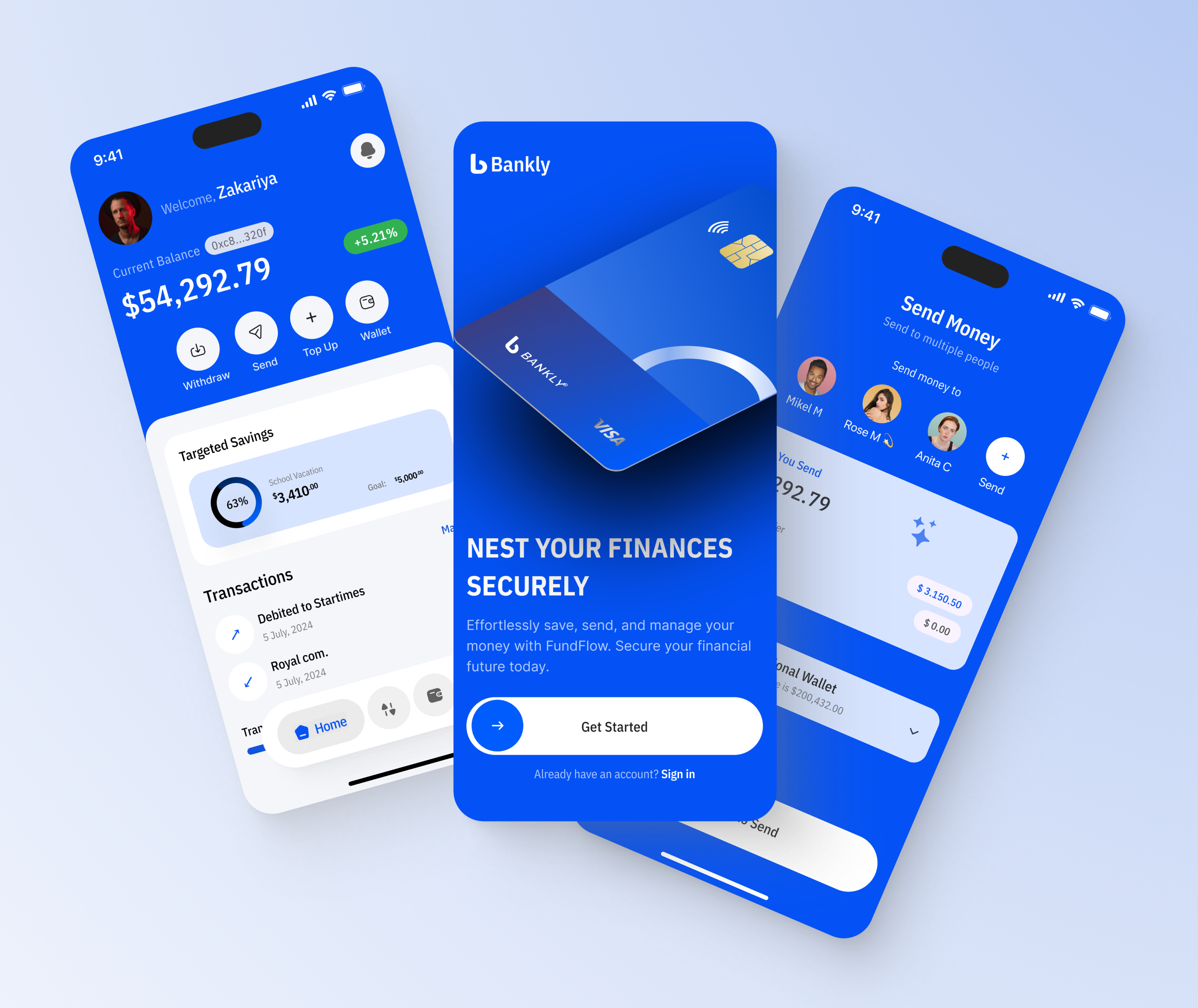 Bankly - Banking Mobile App by Zakariya Buhari on Dribbble