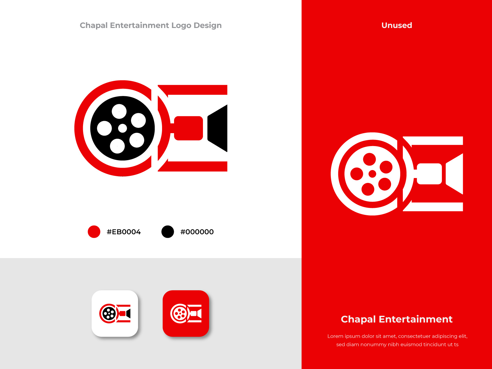 Chapal Entertainment Logo Design by Shahriar Nayem Suny on Dribbble
