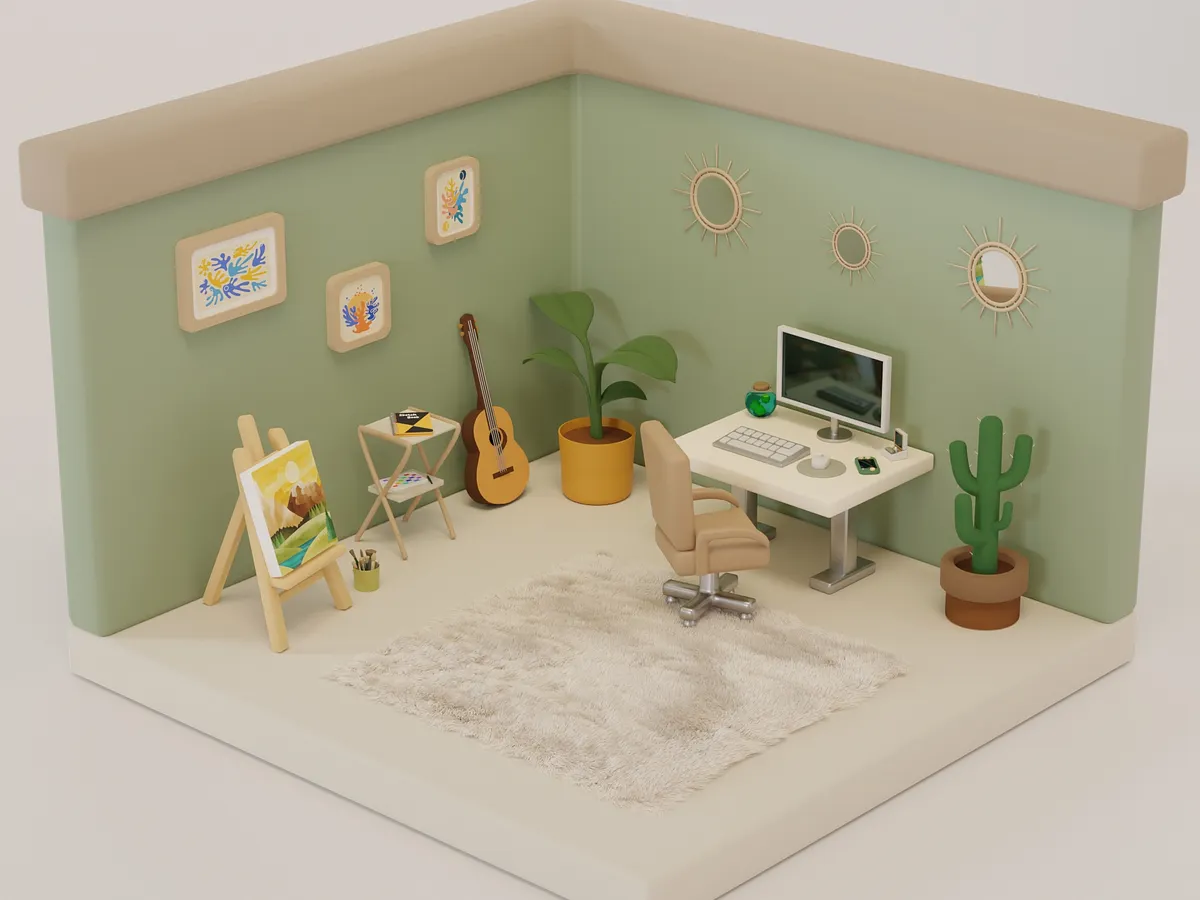 Browse thousands of Low Poly Interior images for design inspiration ...