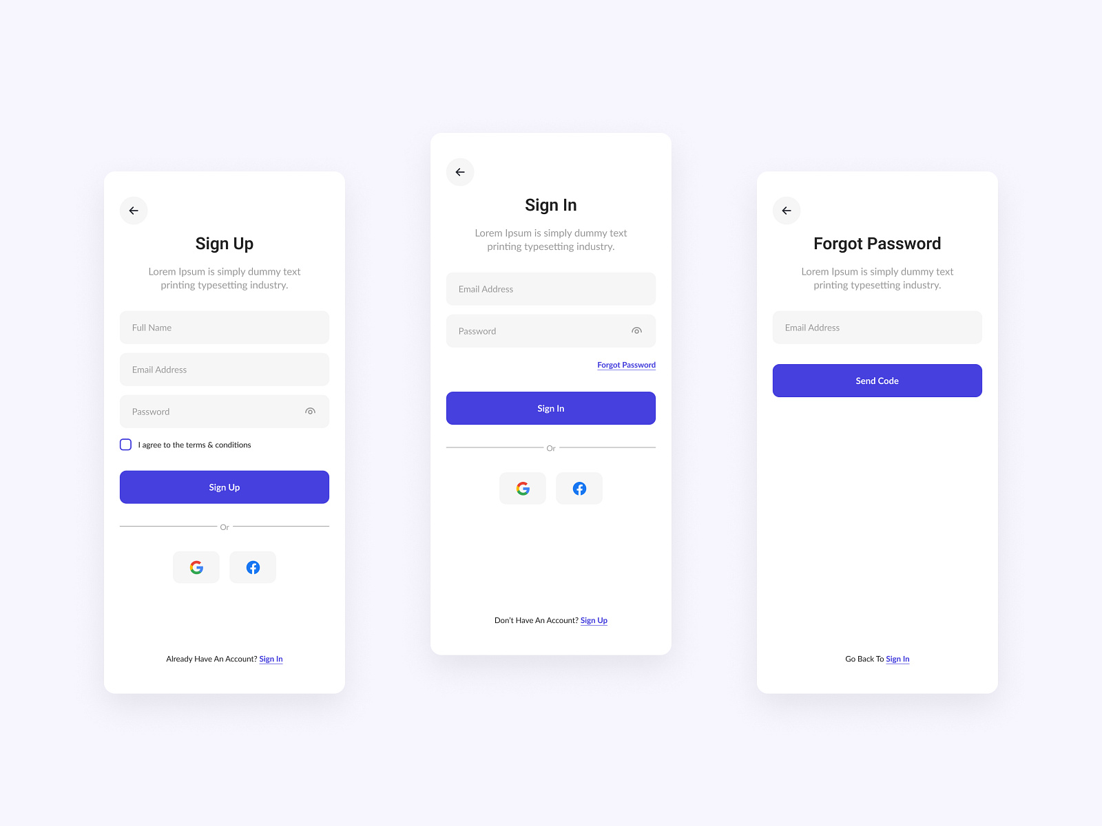 E Commerce Mobile App Uiux Design Input Field Screens By Md Sabbir