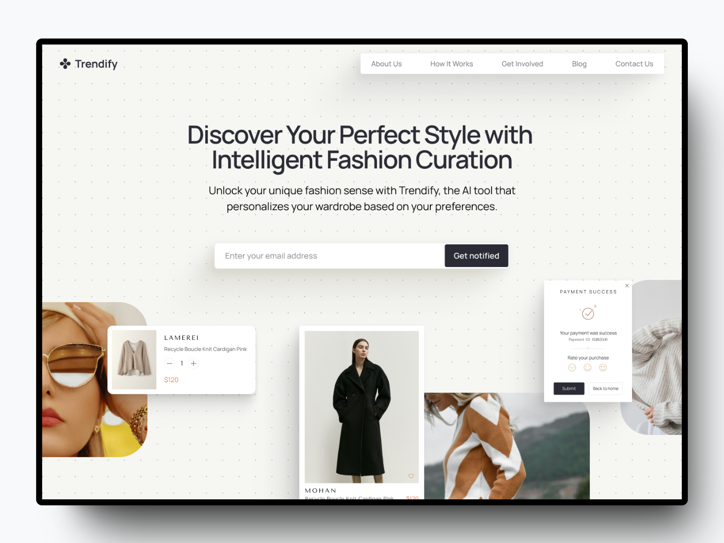 Trendify - AI Fashion Curator by Ashwin Pradeep Kumar on Dribbble
