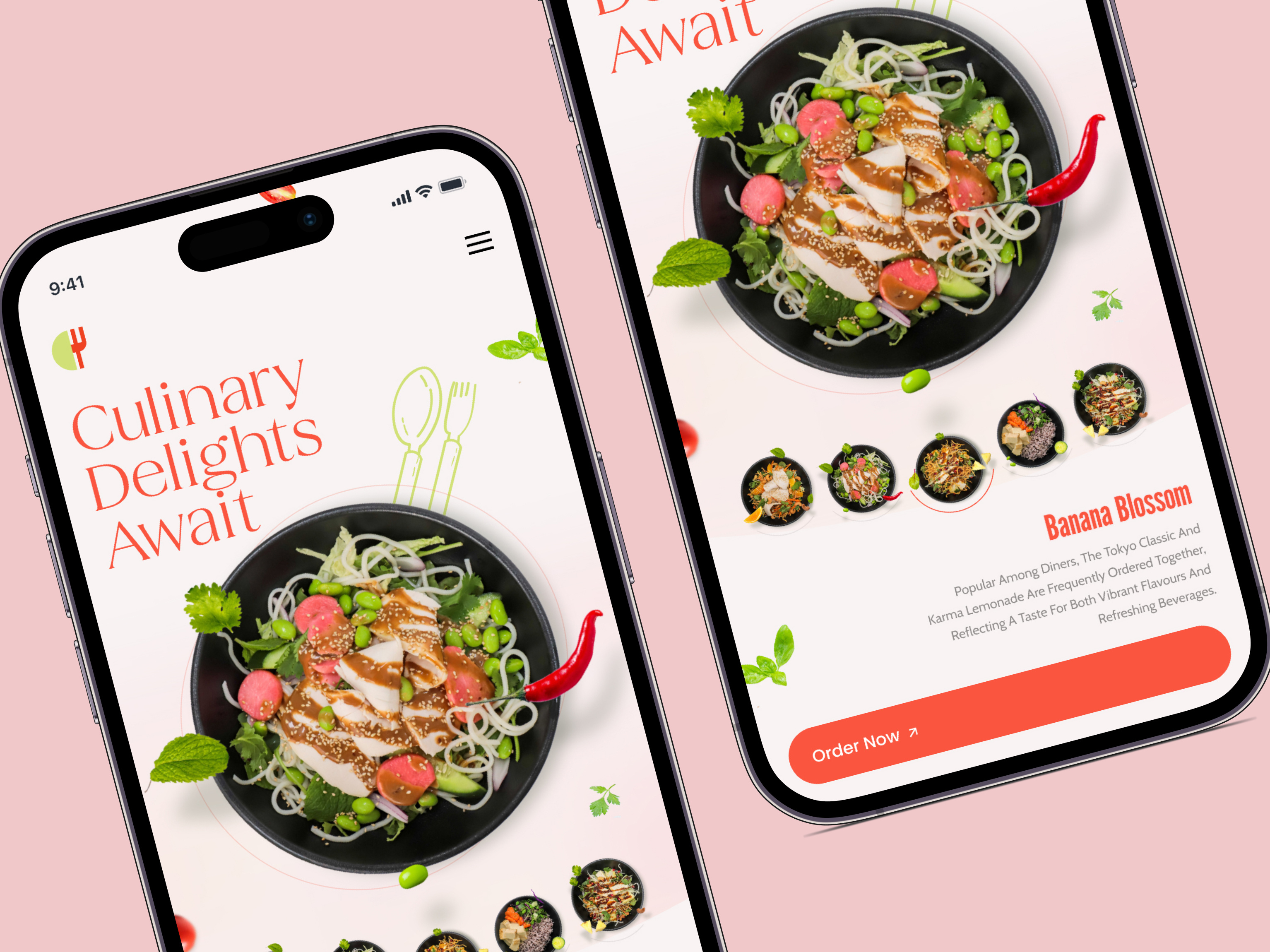 Animated Figma Design for Restaurant Landing Page by Ali hassan bilawal ...