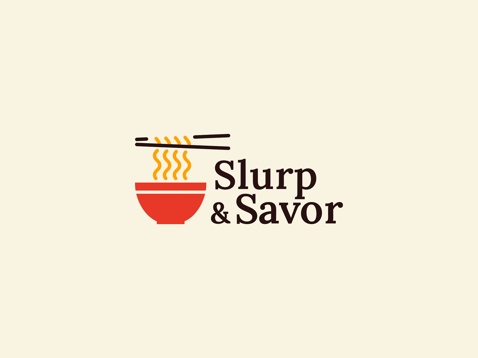 "Slurp & Savor" Logo Design by DeoxraStudio on Dribbble