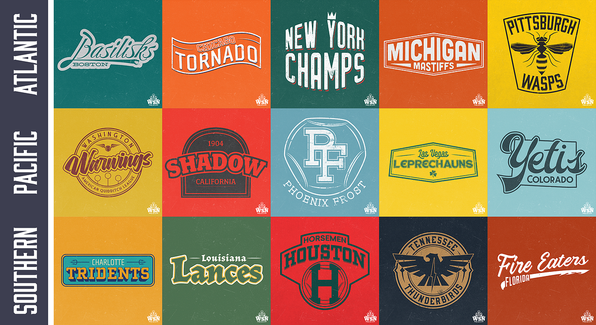 WSN Team Logos by Isaac Kierstead on Dribbble