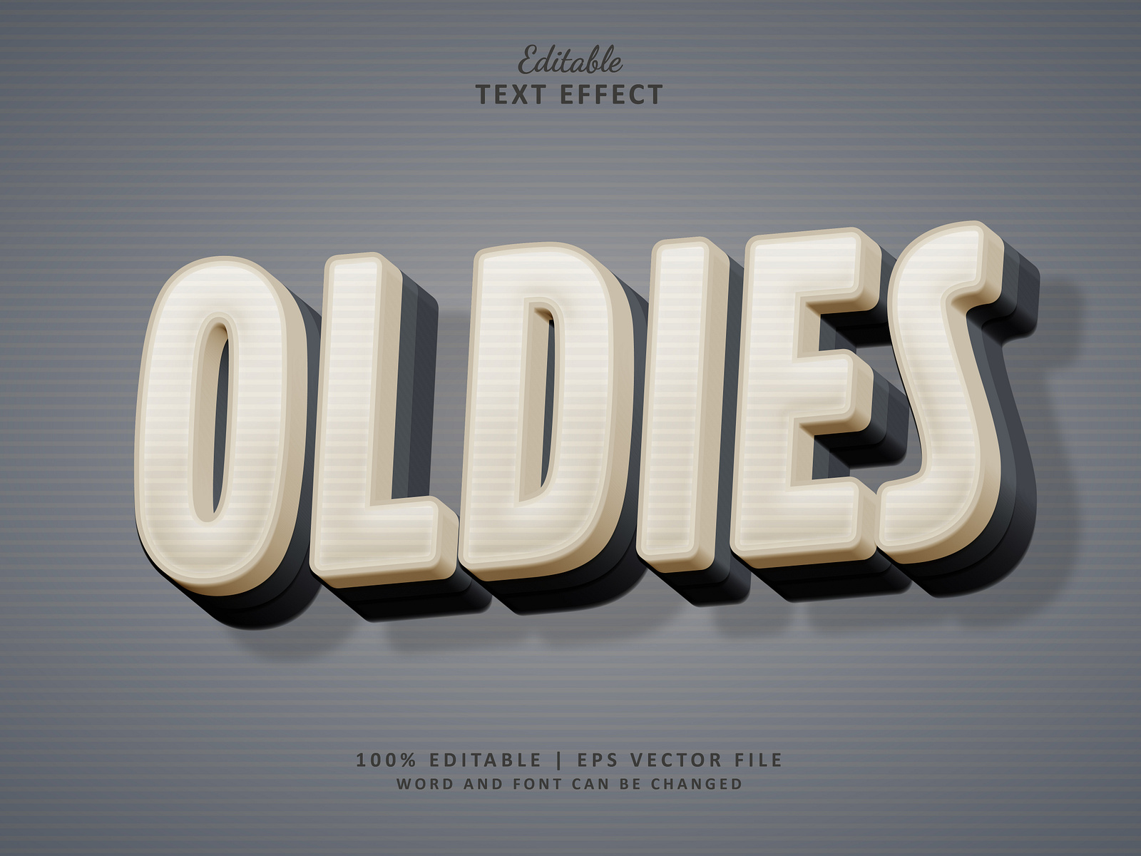 Text Effect Oldies by Navy Graphic on Dribbble