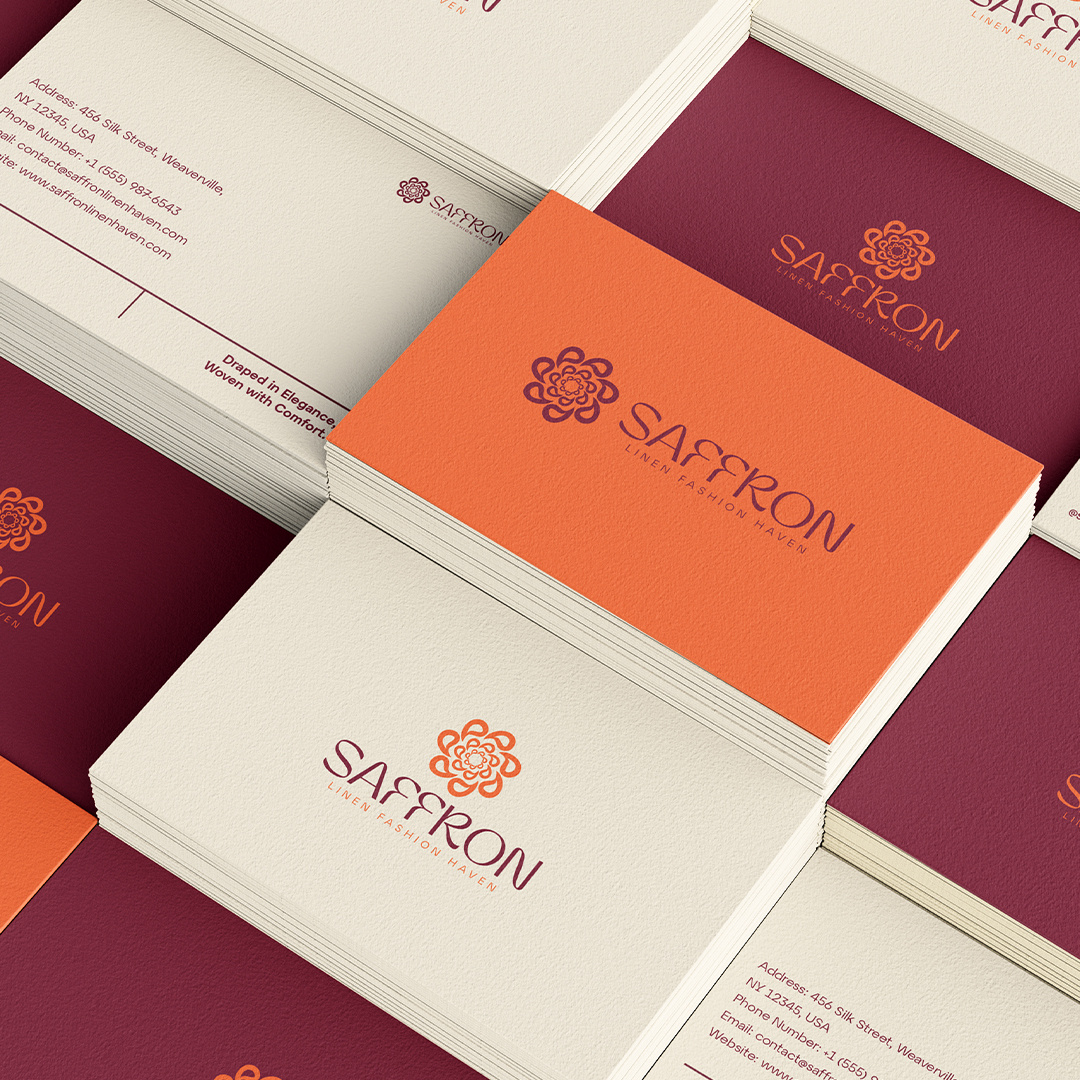 Saffron_Clothing Brand Logo by Zunaira Khalid on Dribbble