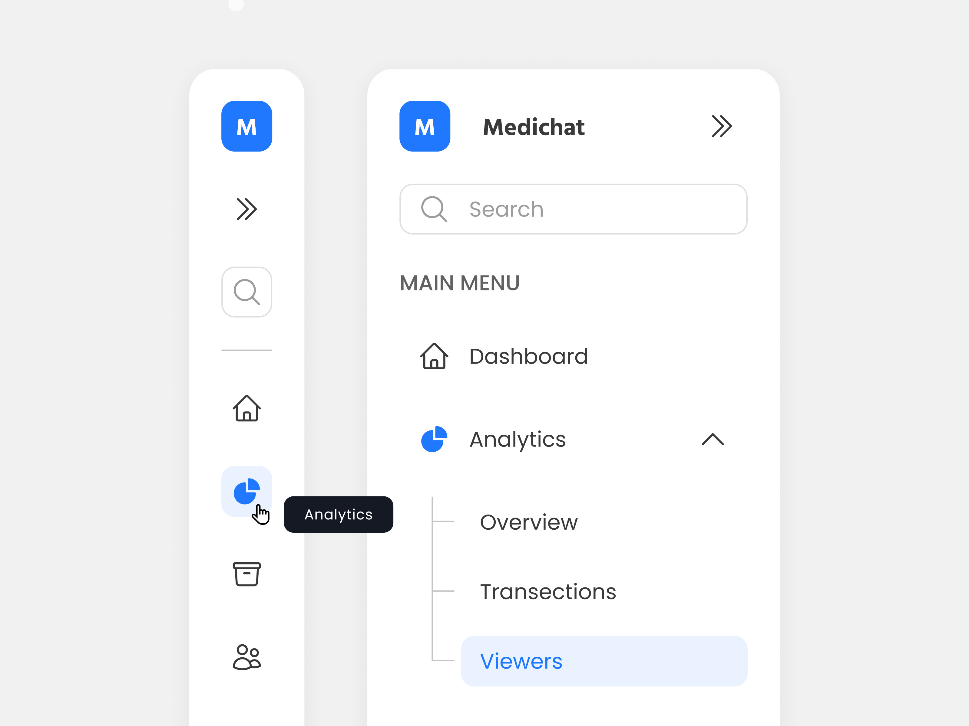 Sidebar Navigation Design by Md. Mahmodul Hasan on Dribbble