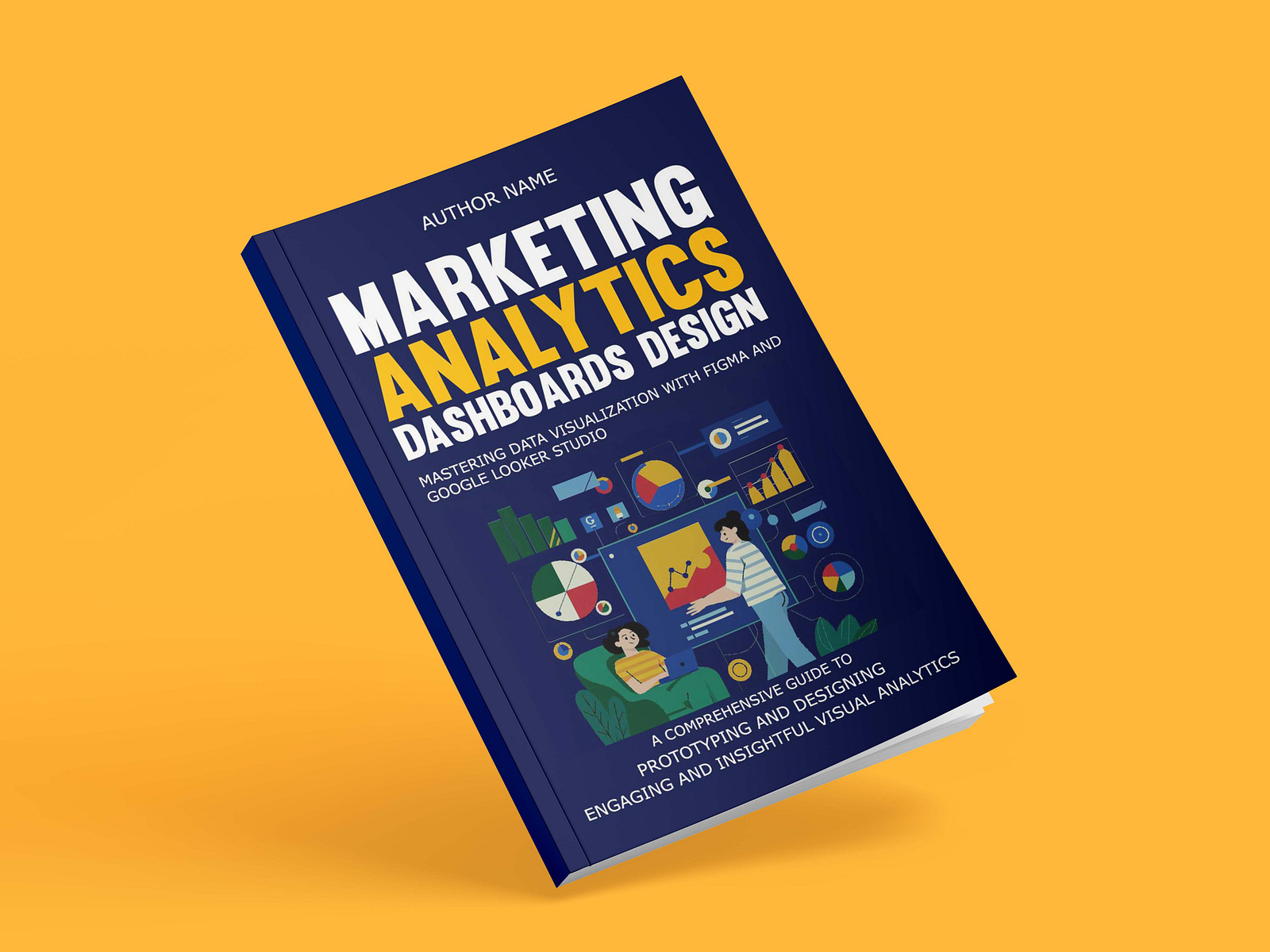 Marketing analytics dashboards book cover design by sharmin_designs on ...