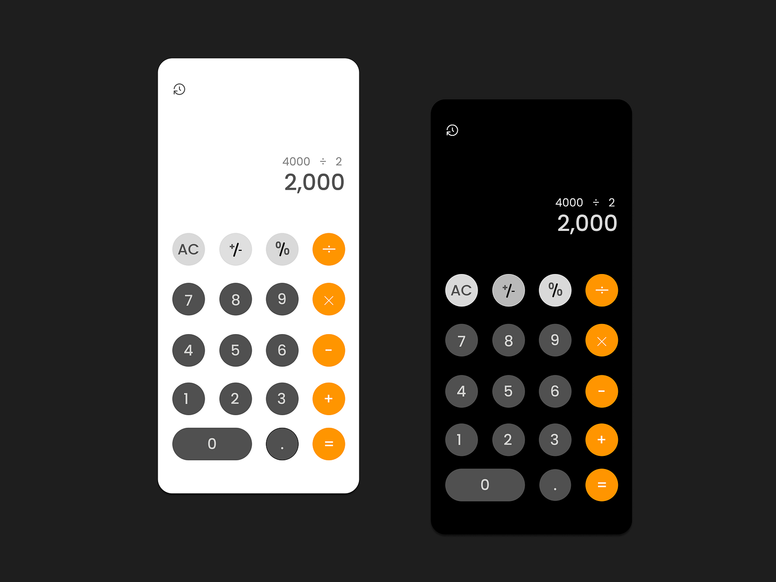 Calculator by Julia Iwok on Dribbble