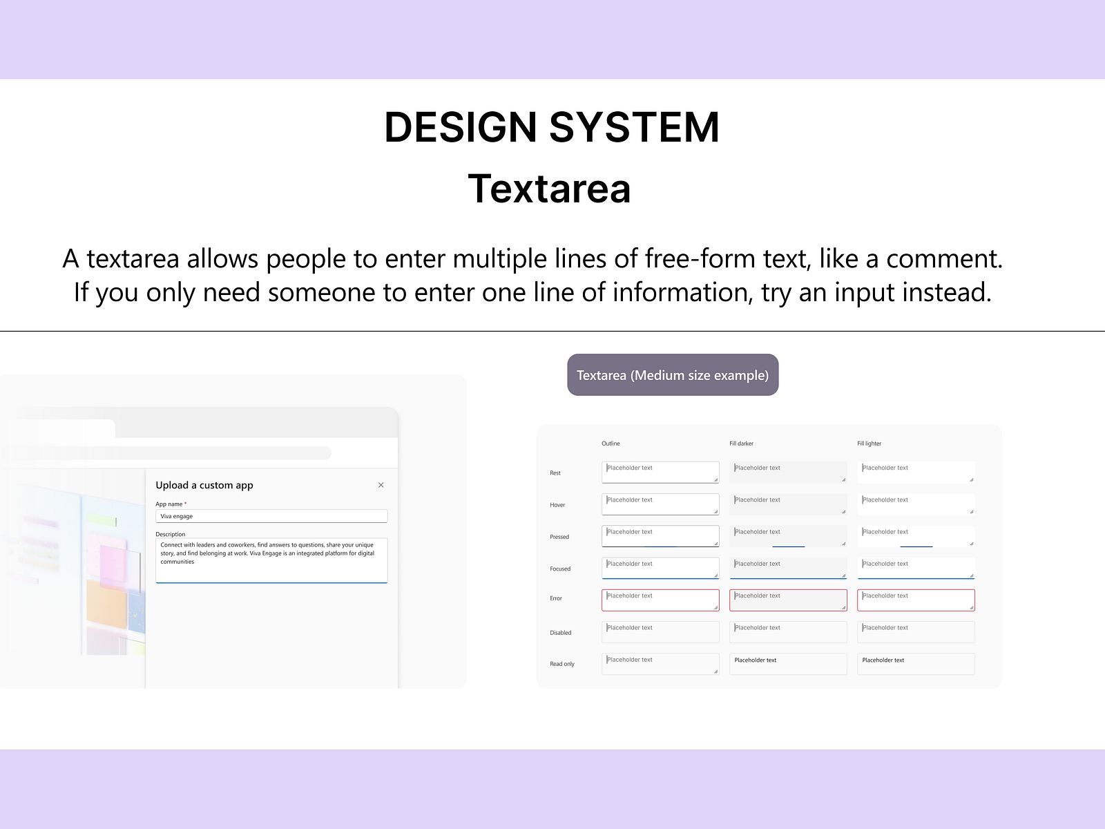 Textarea Component by AyushiGraphix on Dribbble