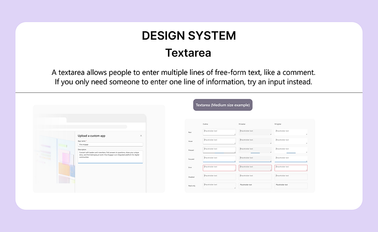 Textarea Component by AyushiGraphix on Dribbble
