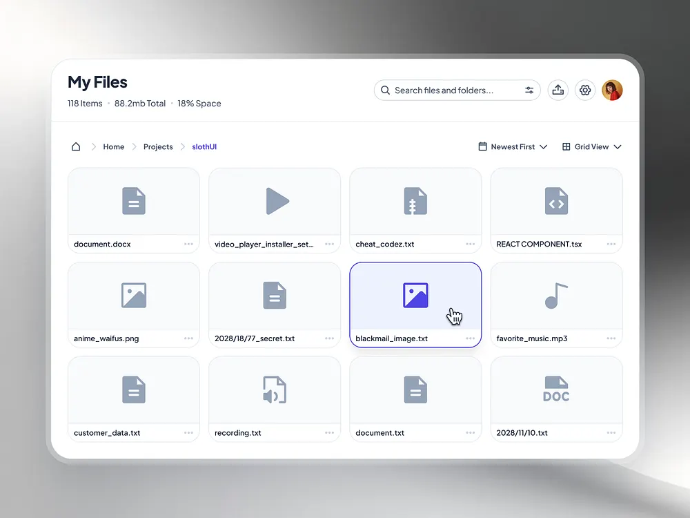 File Manager Design designs, themes, templates and downloadable graphic ...