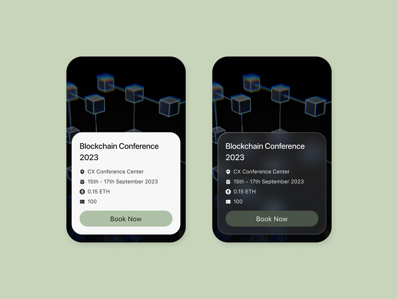 Book Tickets Card Design by Kazeem Ibrahim on Dribbble