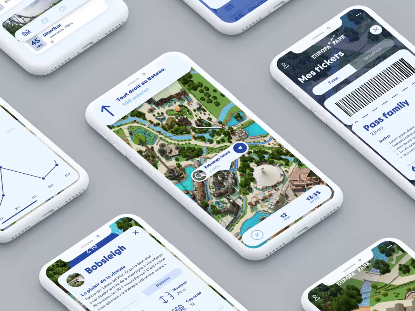 Amusment park App Redesign : Europa-Park by Maxime on Dribbble