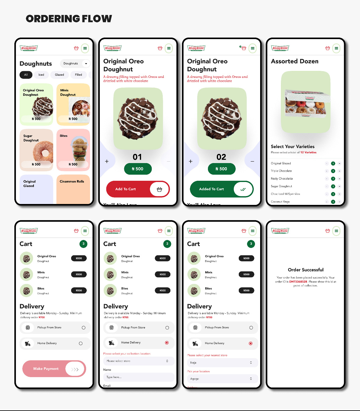 Krispy Kreme E-commerce Website Design Pitch by Amara Irobi on Dribbble