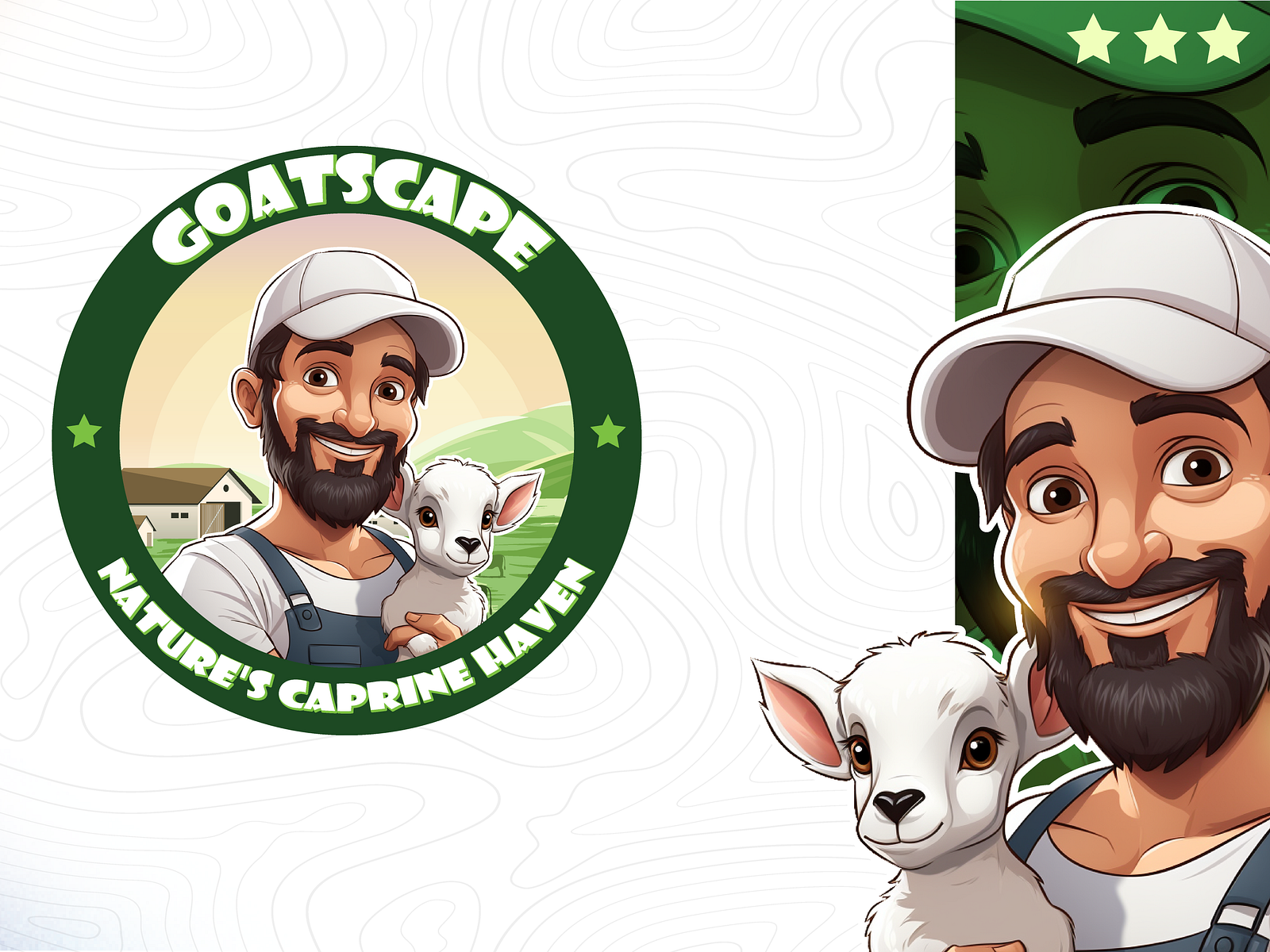 Goatscape Mascot Logo by Visulnk Studio on Dribbble