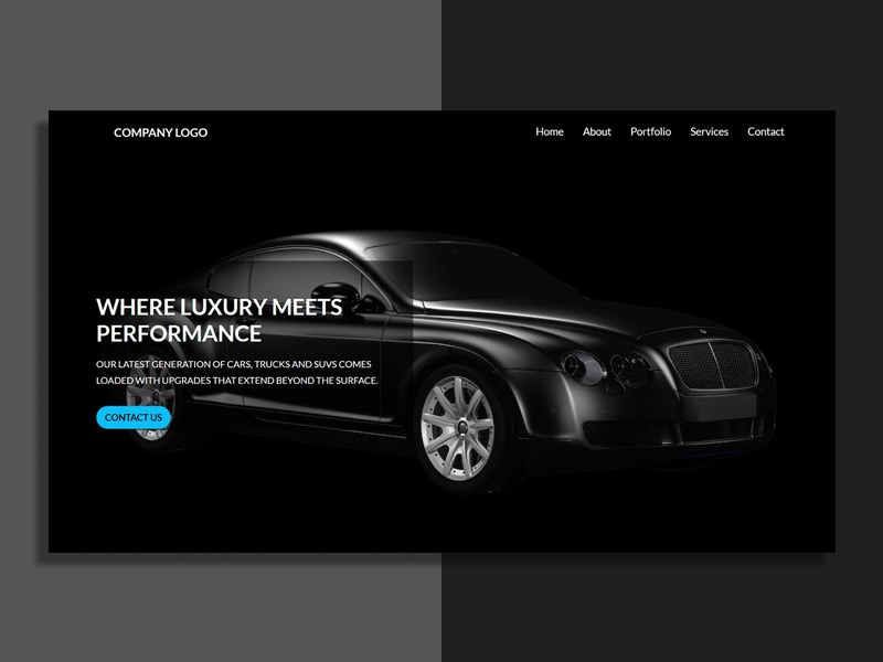 Web Layout Design with Ken Burns effect by codingflicks on Dribbble