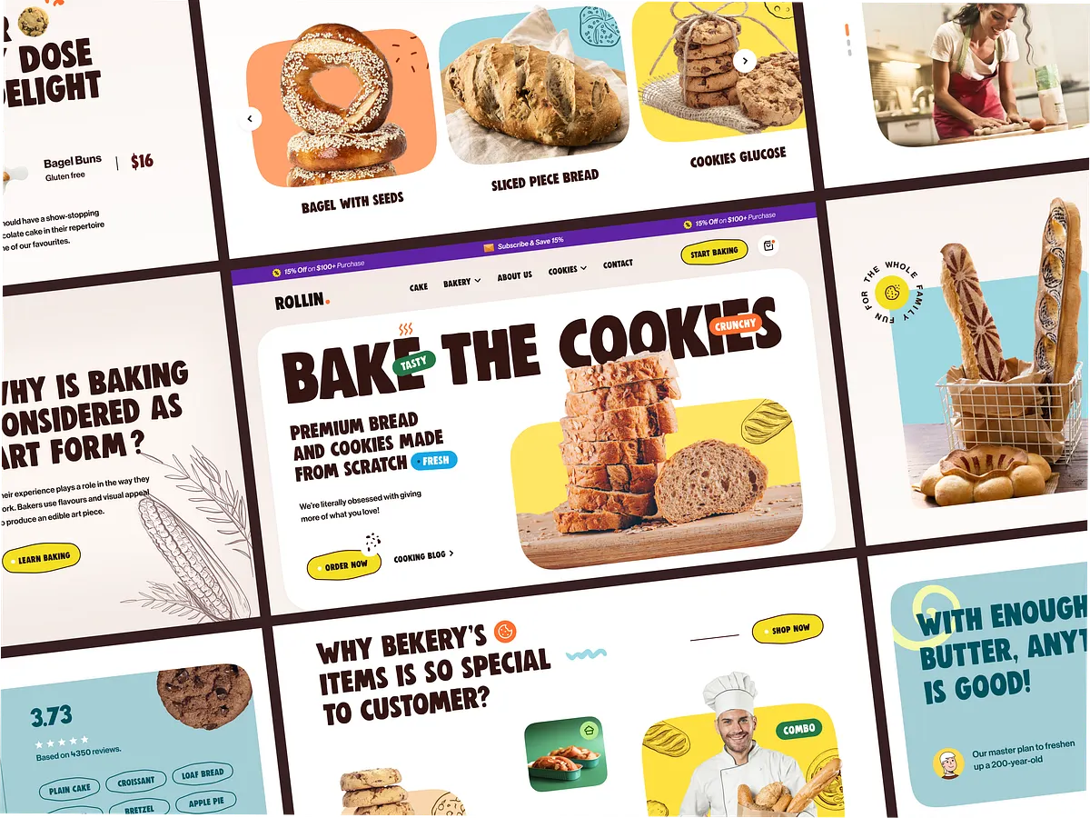 Bakery Website designs, themes, templates and downloadable graphic ...