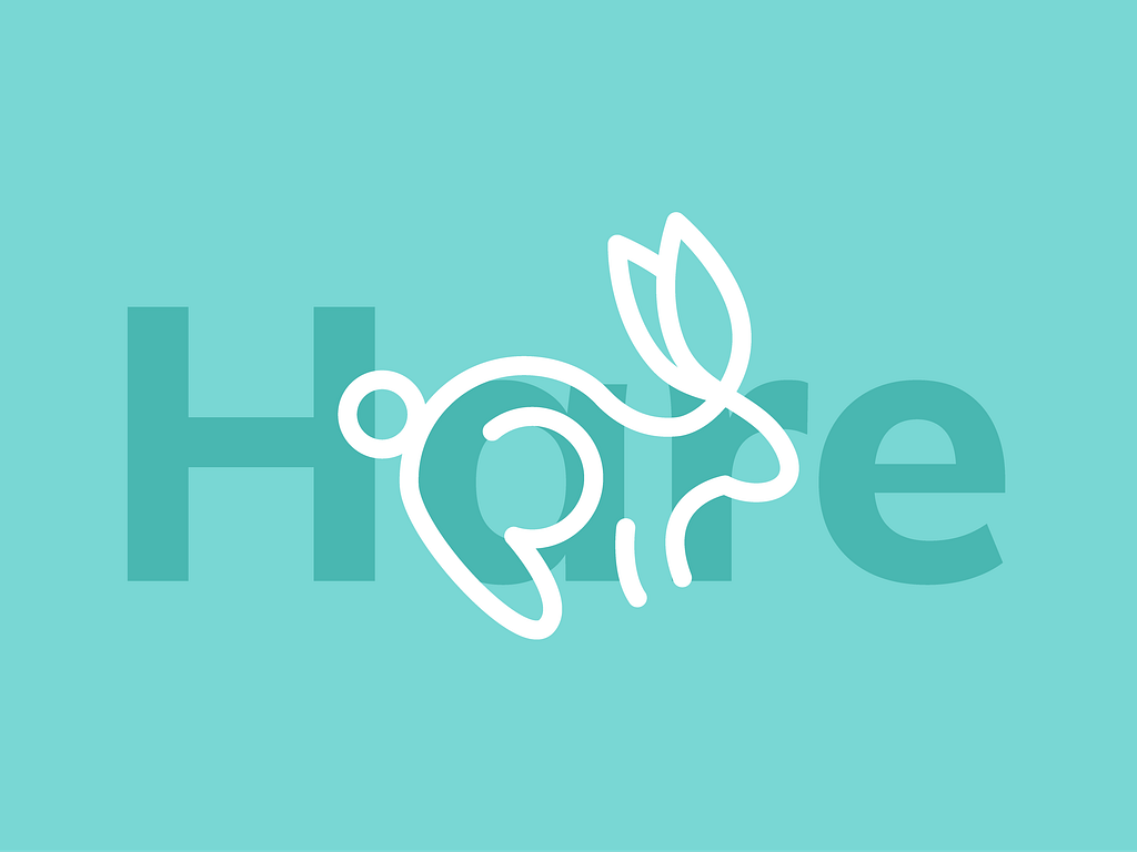 Hare Minimal Logo Design by Manu on Dribbble