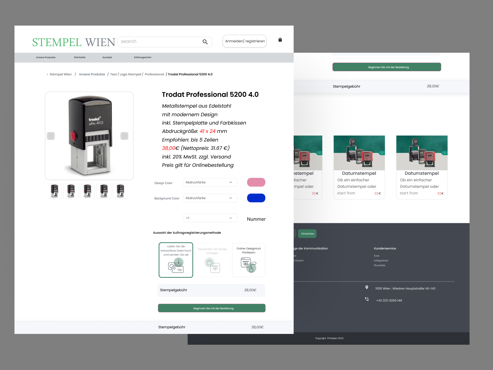 Stamp website by Sobhan on Dribbble