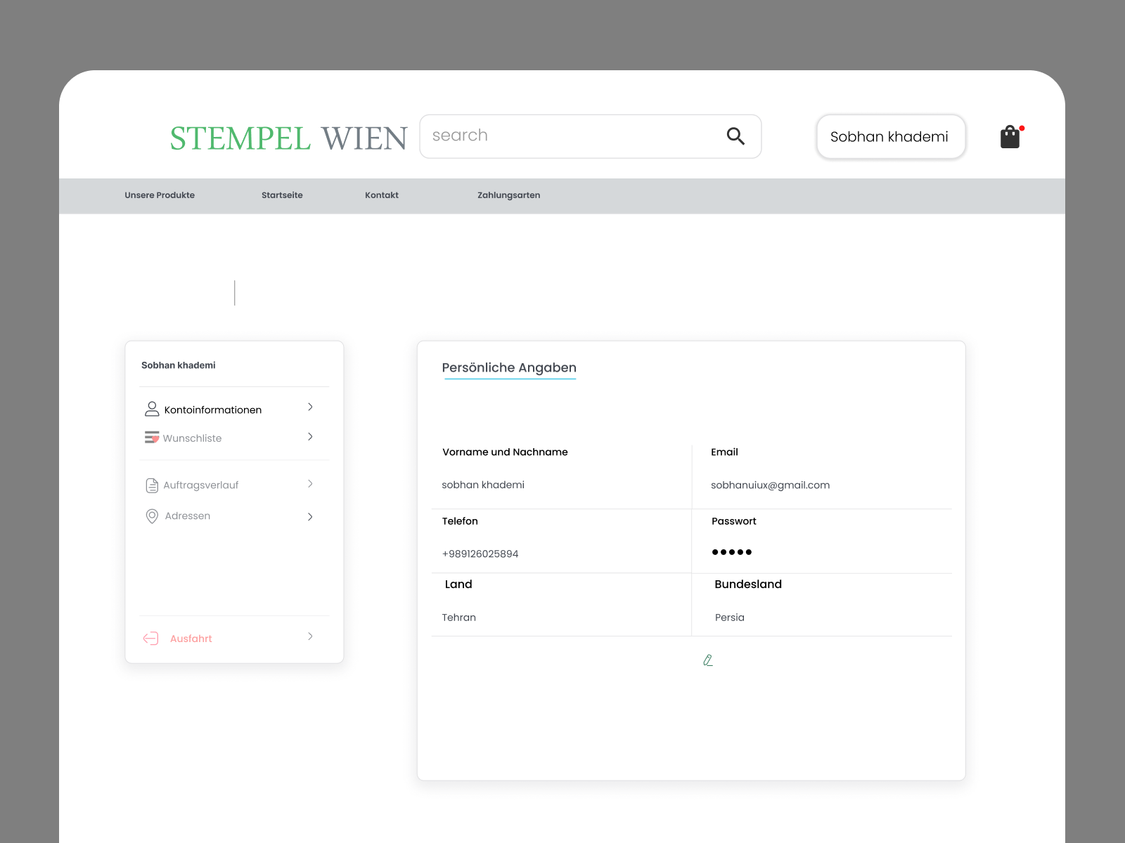 Stamp website by Sobhan on Dribbble