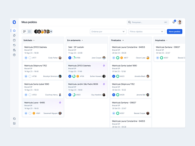Docket Kanban by Jean Bragantin on Dribbble