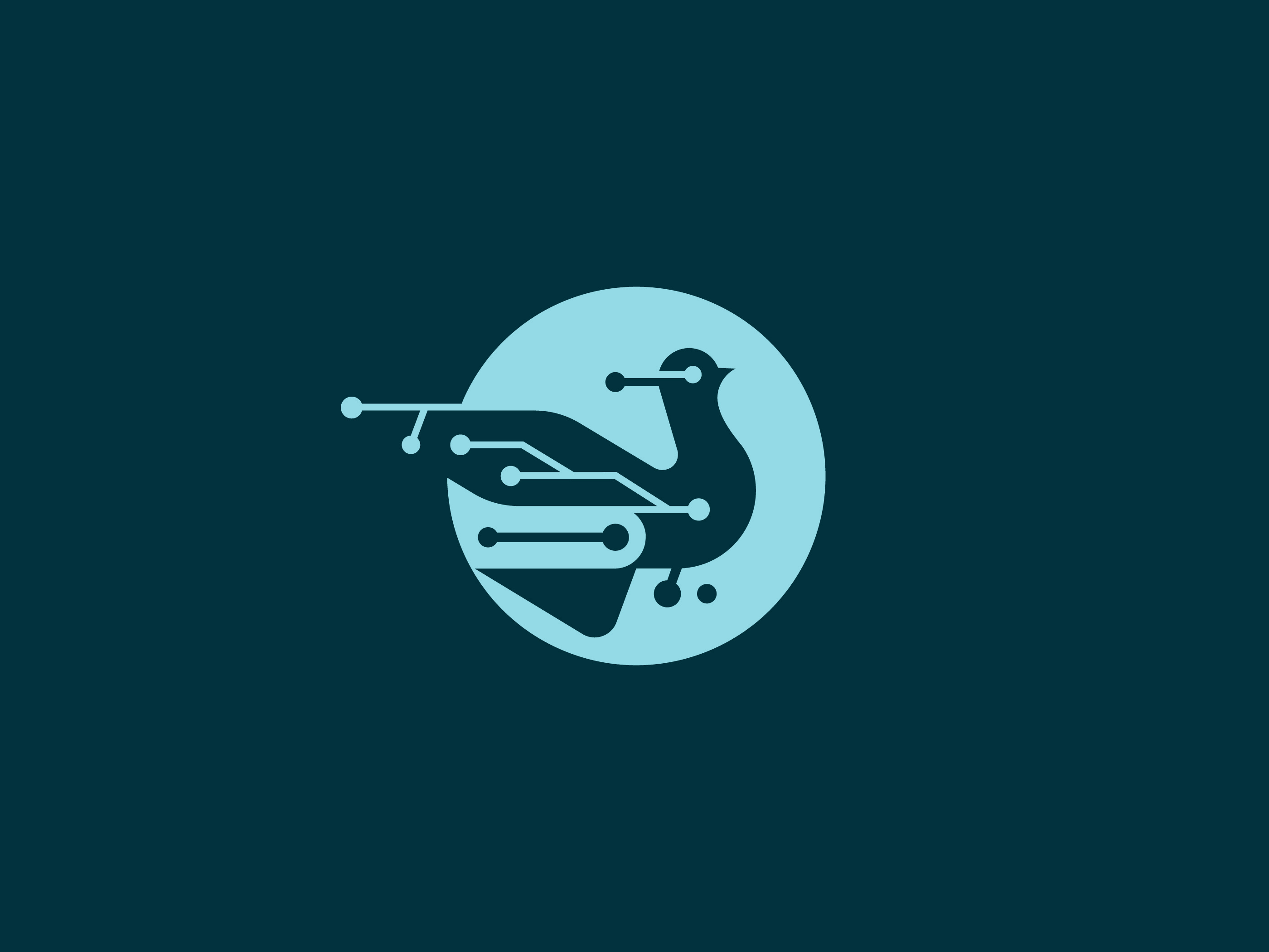 Electronic Bird Logo - For Sale by DAINOGO on Dribbble