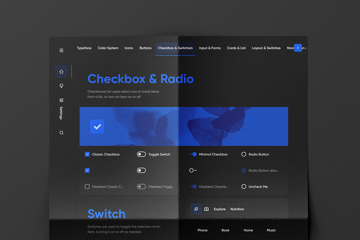 Functional UI Components by Ruben S. on Dribbble