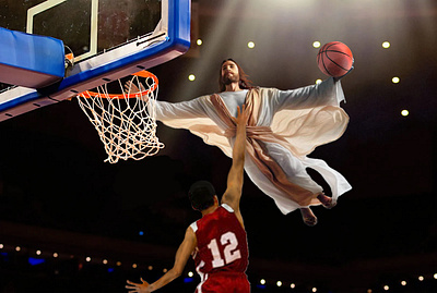 Jesus Ballin by Nick Scott on Dribbble
