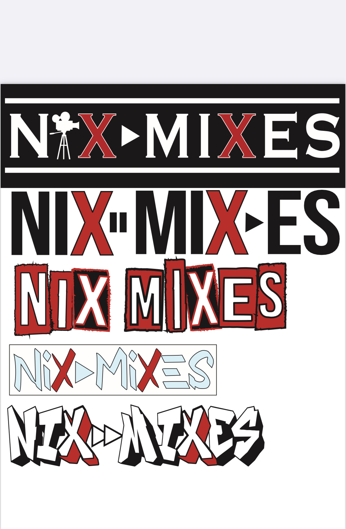 Nix Mixes by Nick Scott on Dribbble