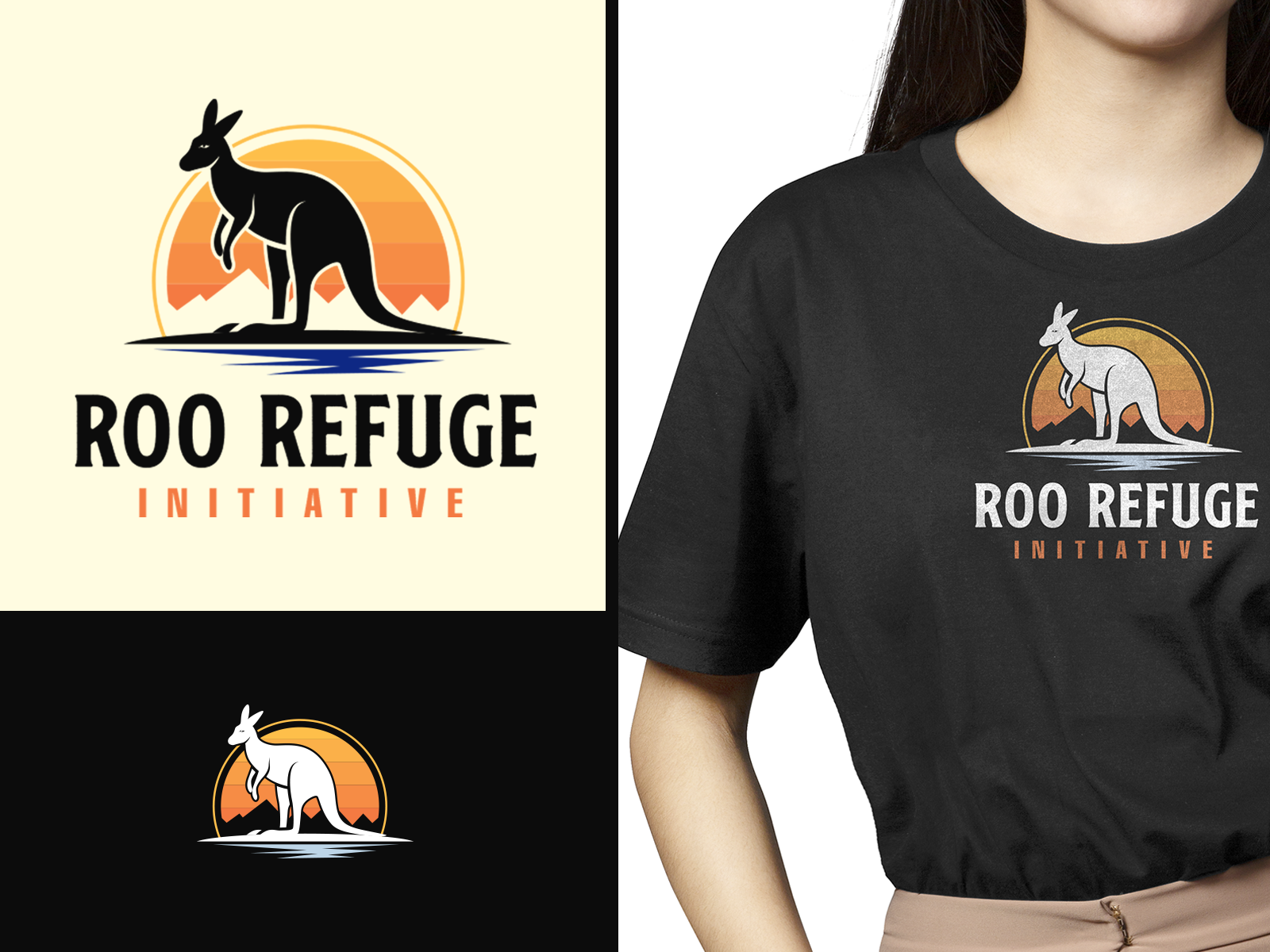 ROO REFUGE LOGO by Merriment on Dribbble