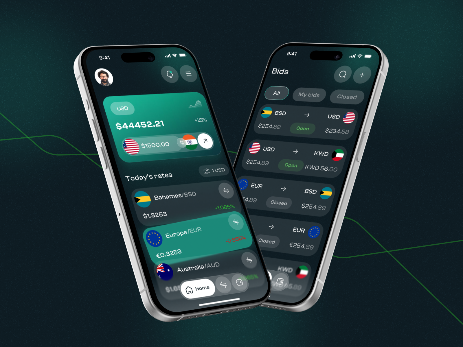 Currency Exchange App Design by Uistudioz on Dribbble