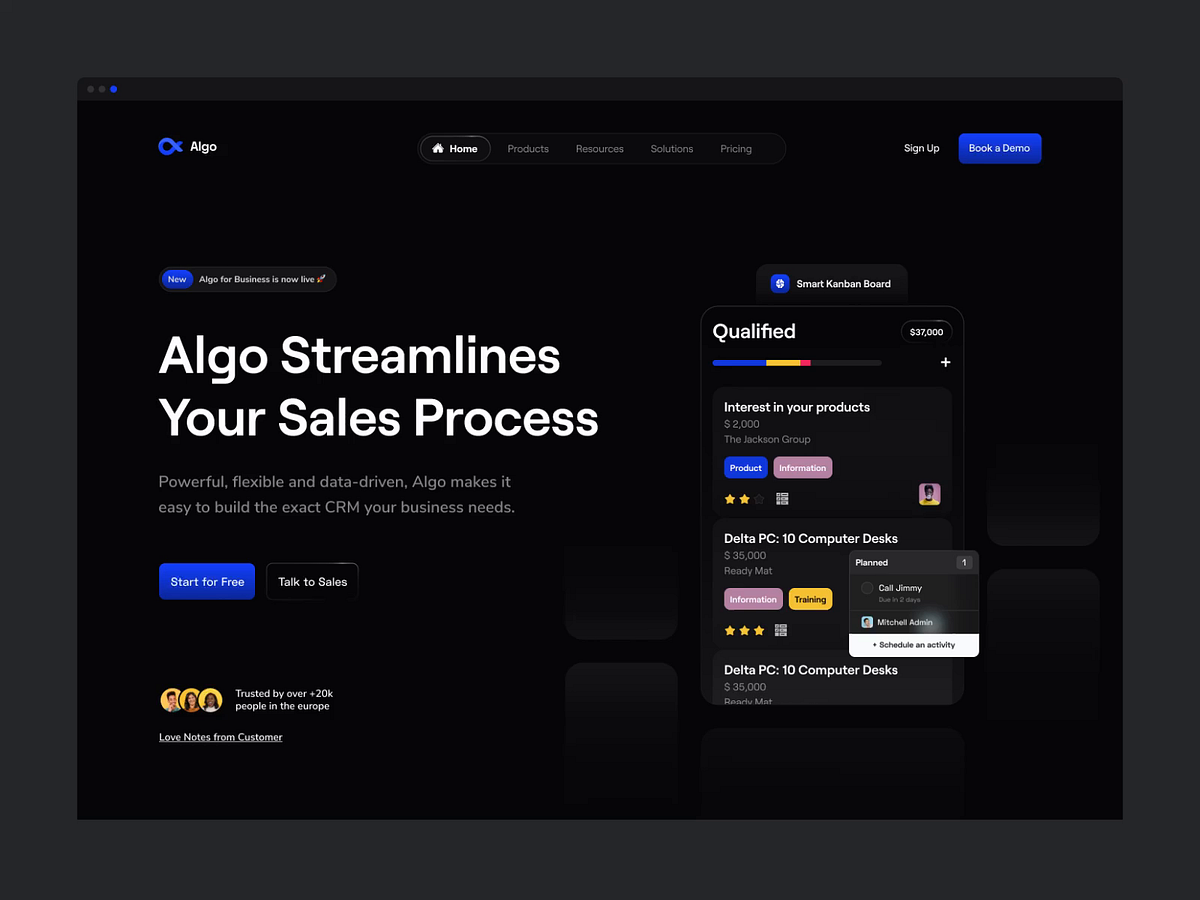 Trending Website, Landing Page and Splash Page Designs on Dribbble
