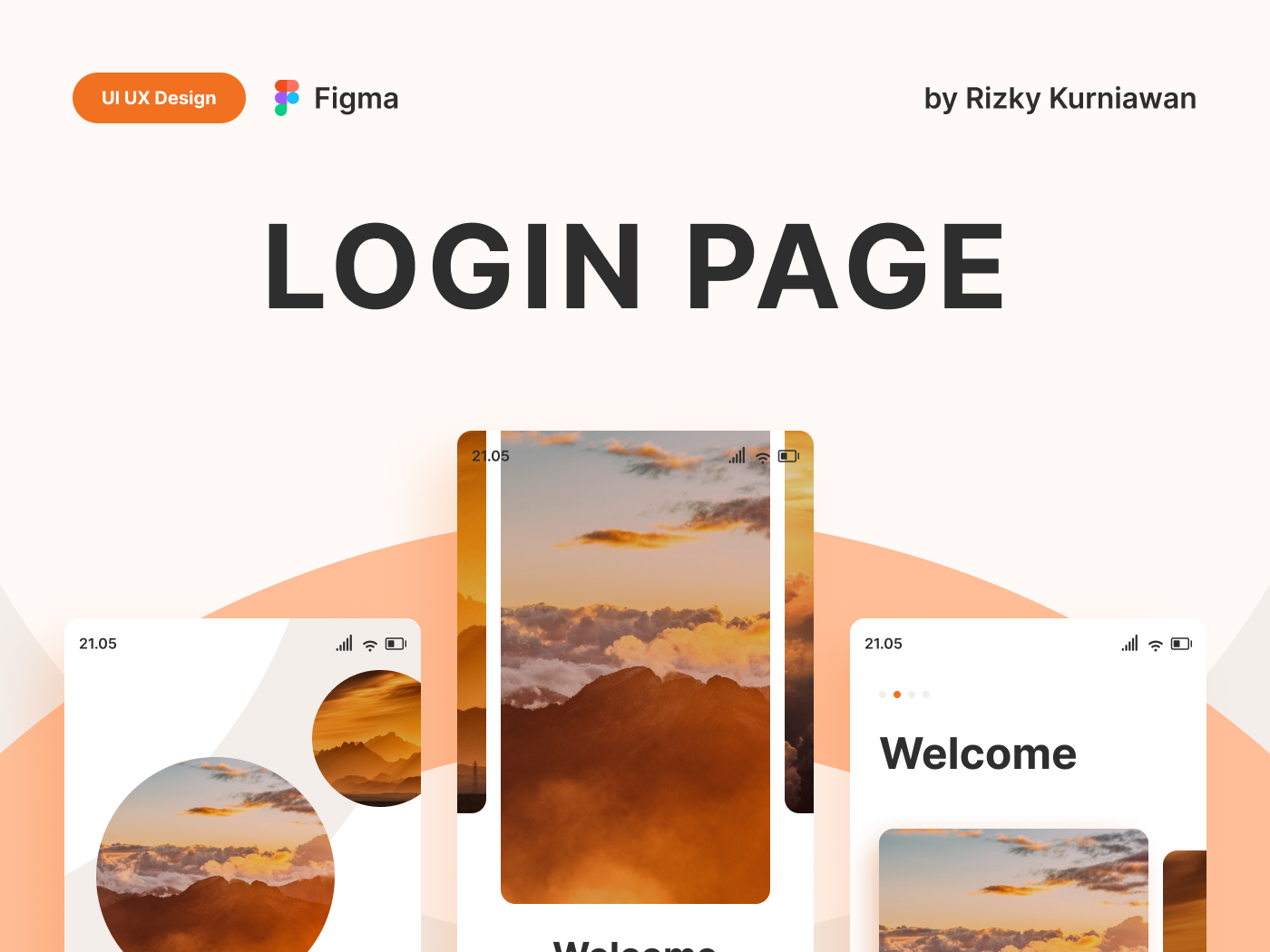 Login Page UI Design by Rizky Kurniawan on Dribbble
